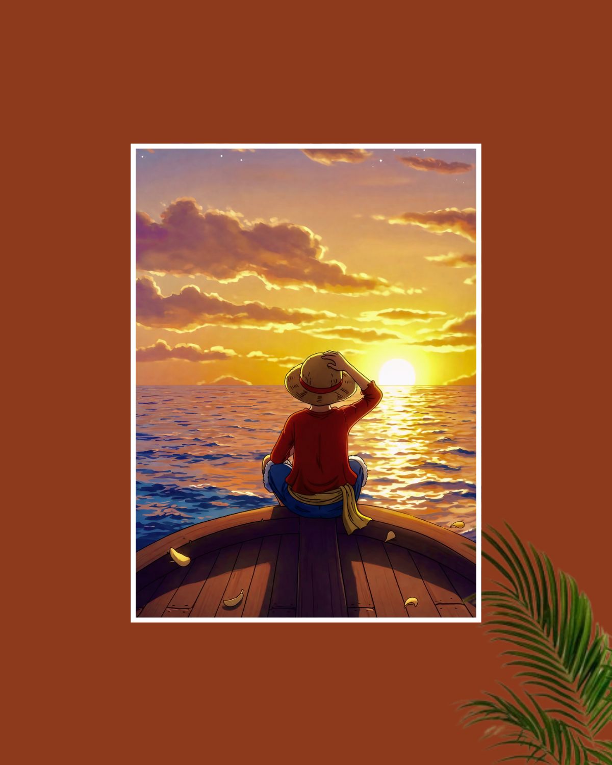 Luffy Sunset Poster - RIICHBEGGAR